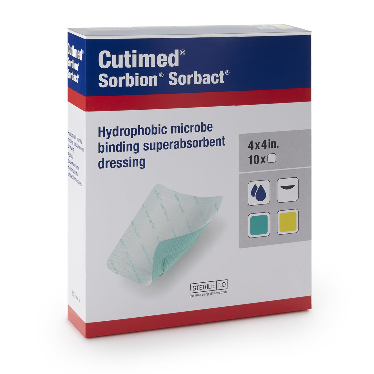 Super Absorbent Antimicrobial Dressing Cutimed® Sorbion Sorbact® Squar ...