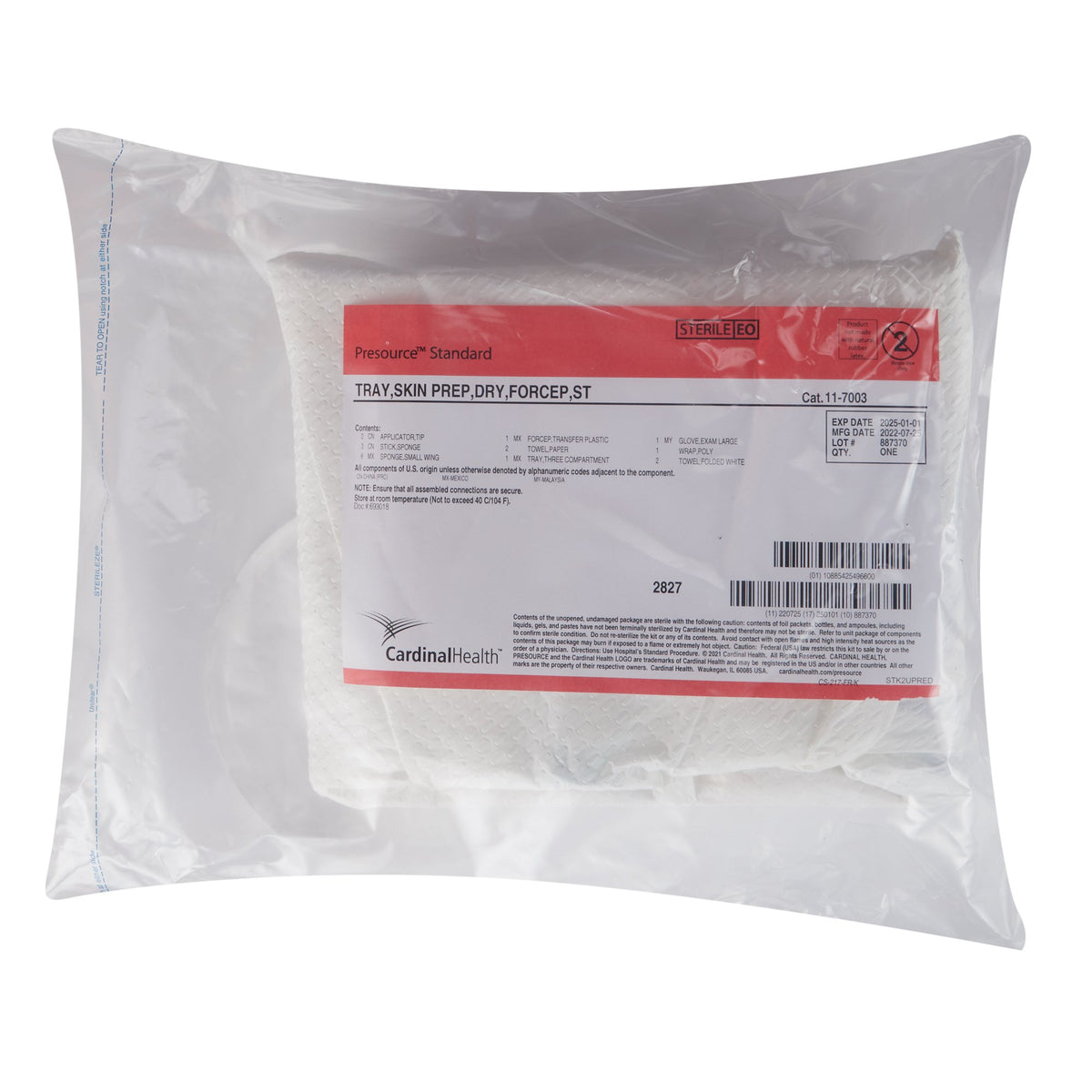 Dry Skin Prep Scrub Tray Cardinal Health™ – BeHope