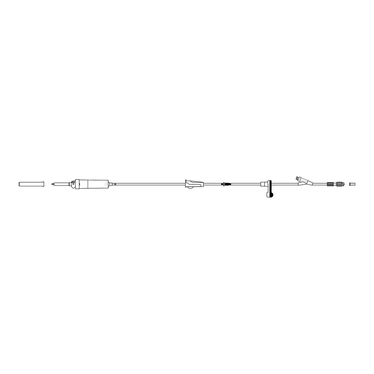 Iv Pump Set Volumat™ Mc Agilia Pump 1 Port 20 Drops / Ml Drip Rate Wit ...