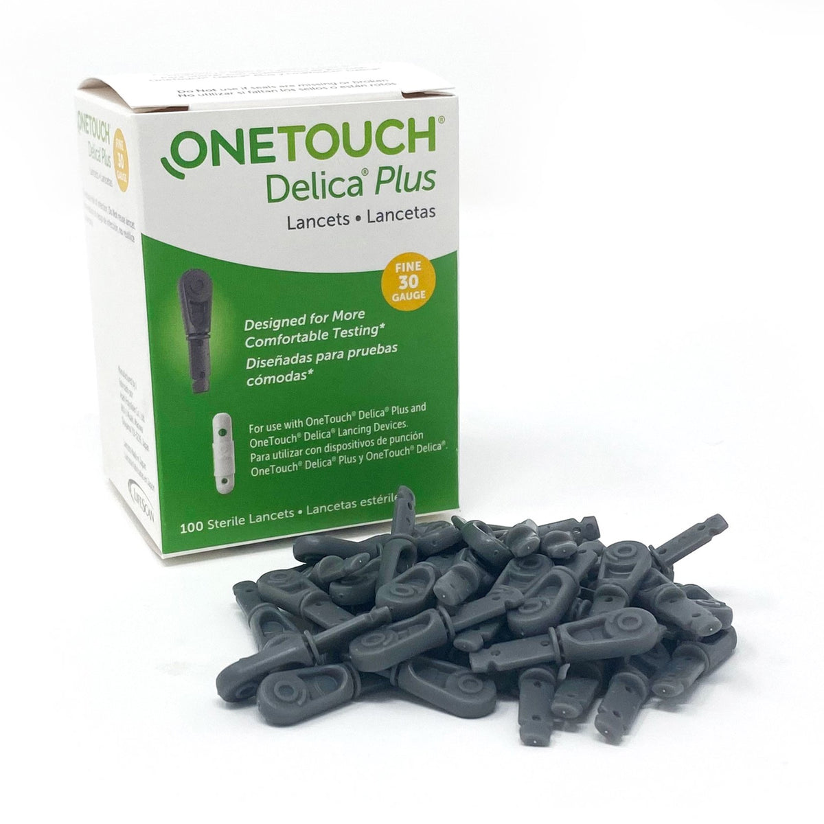 Lancet For Lancing Device Onetouch® Non-safety Twist Off Cap Finger ...