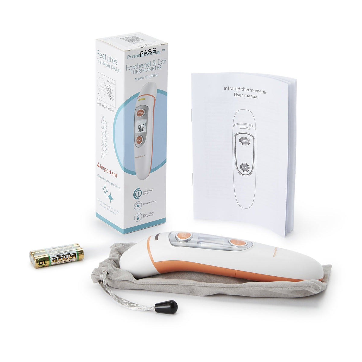 Non-contact Skin Surface Thermometer Infrared Skin Probe – BeHope