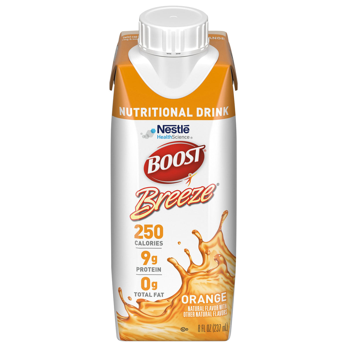 Oral Supplement Boost Breeze® Orange Flavor Liquid 8 Oz. Carton – BeHope
