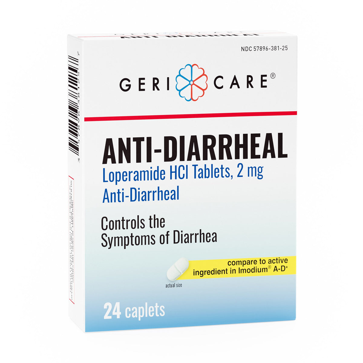 Anti-diarrheal Geri-care® 2 Mg Strength Caplet 24 Per Box – BeHope
