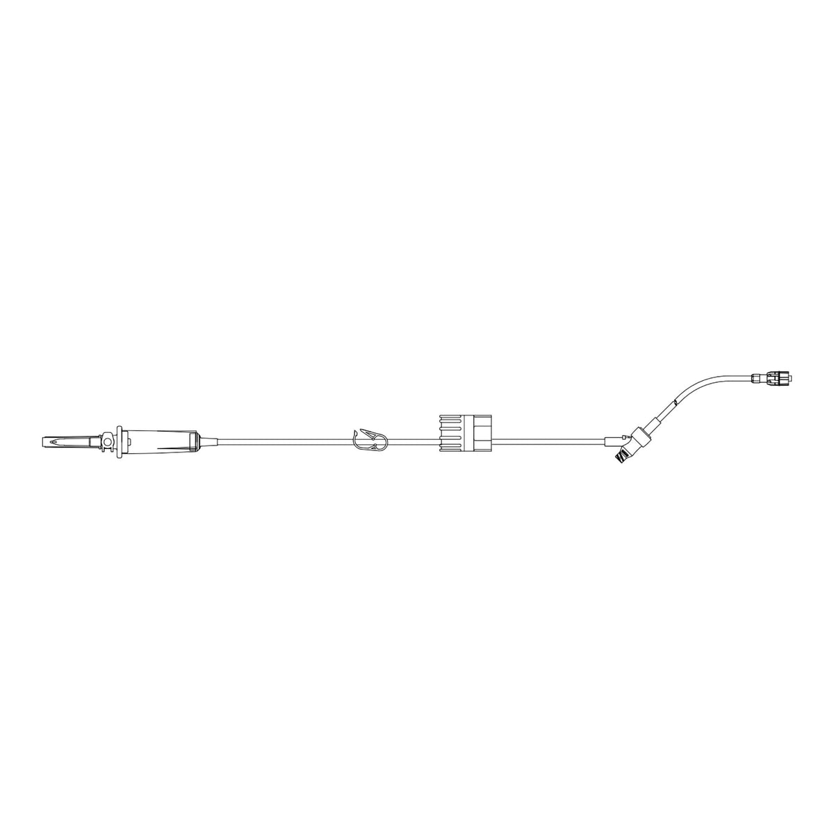 Primary Iv Administration Set Rate Flow® Ii Gravity 1 Port 15 Drops ...