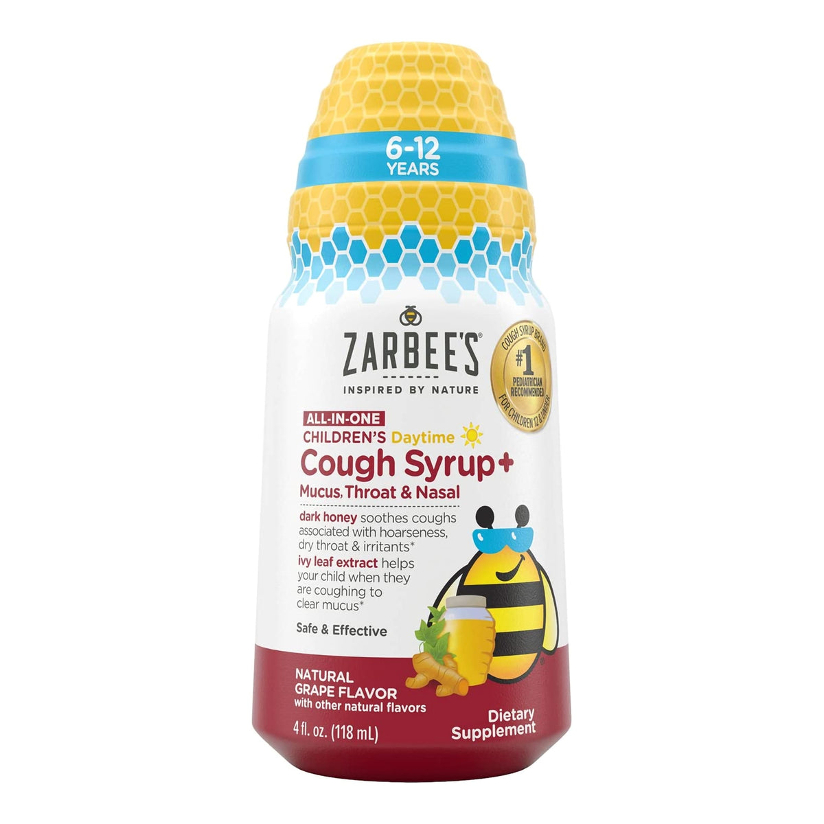 Children's Cold And Cough Relief Zarbee's® All-in-one Daytime Cough Sy ...