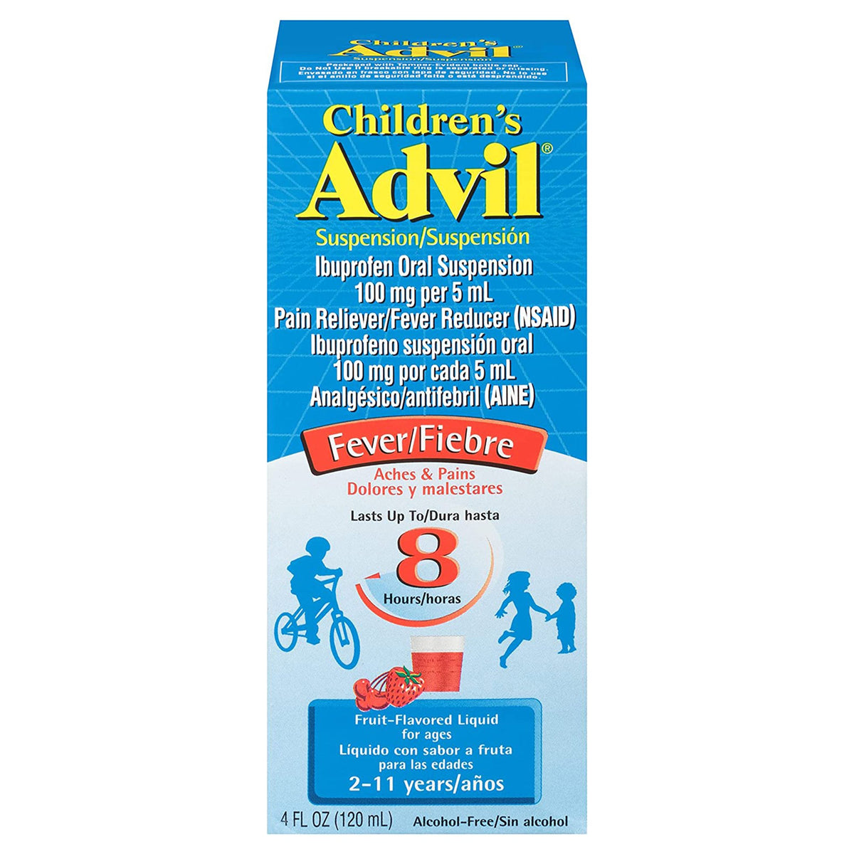 Children's Pain Relief Advil® 100 Mg / 5 Ml Strength Ibuprofen Oral Su ...