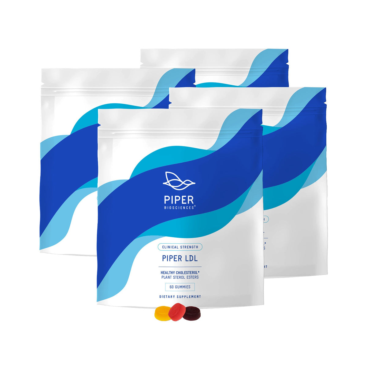 Dietary Supplement Piper Ldl® Healthy Cholesterol Plant Sterols 1.14 G ...