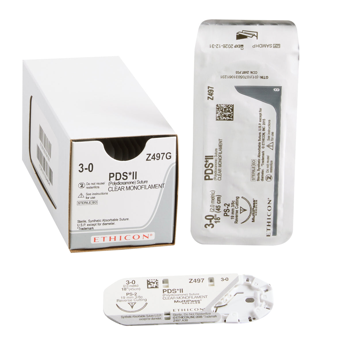 Absorbable Suture With Needle Pds™ Ii Polydioxanone Ps-2 3/8 Circle Pr ...