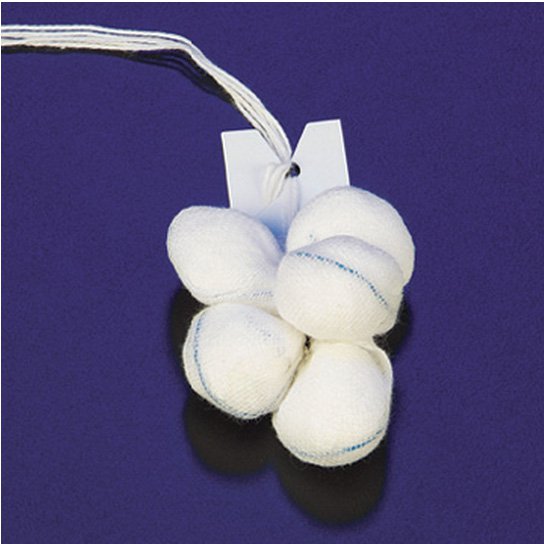 Surgical Tonsil Sponge Cotton / Gauze 5 Count Pack Sterile – BeHope