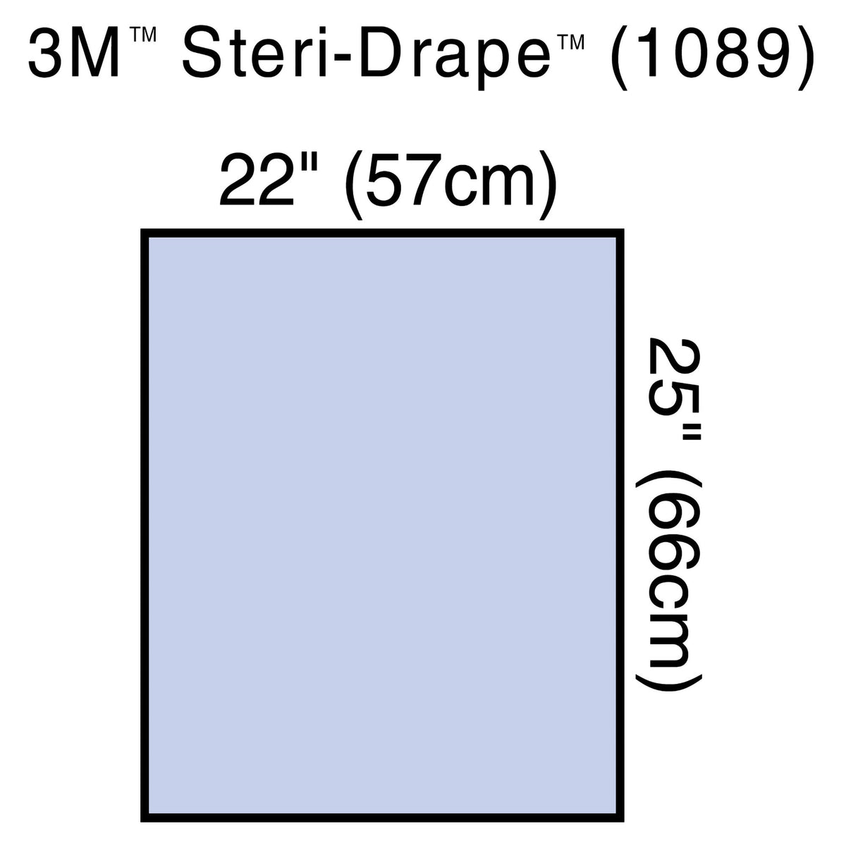 General Purpose Drape 3m™ Steri-drape™ Utility Sheet 22 W X 25 L Inch ...