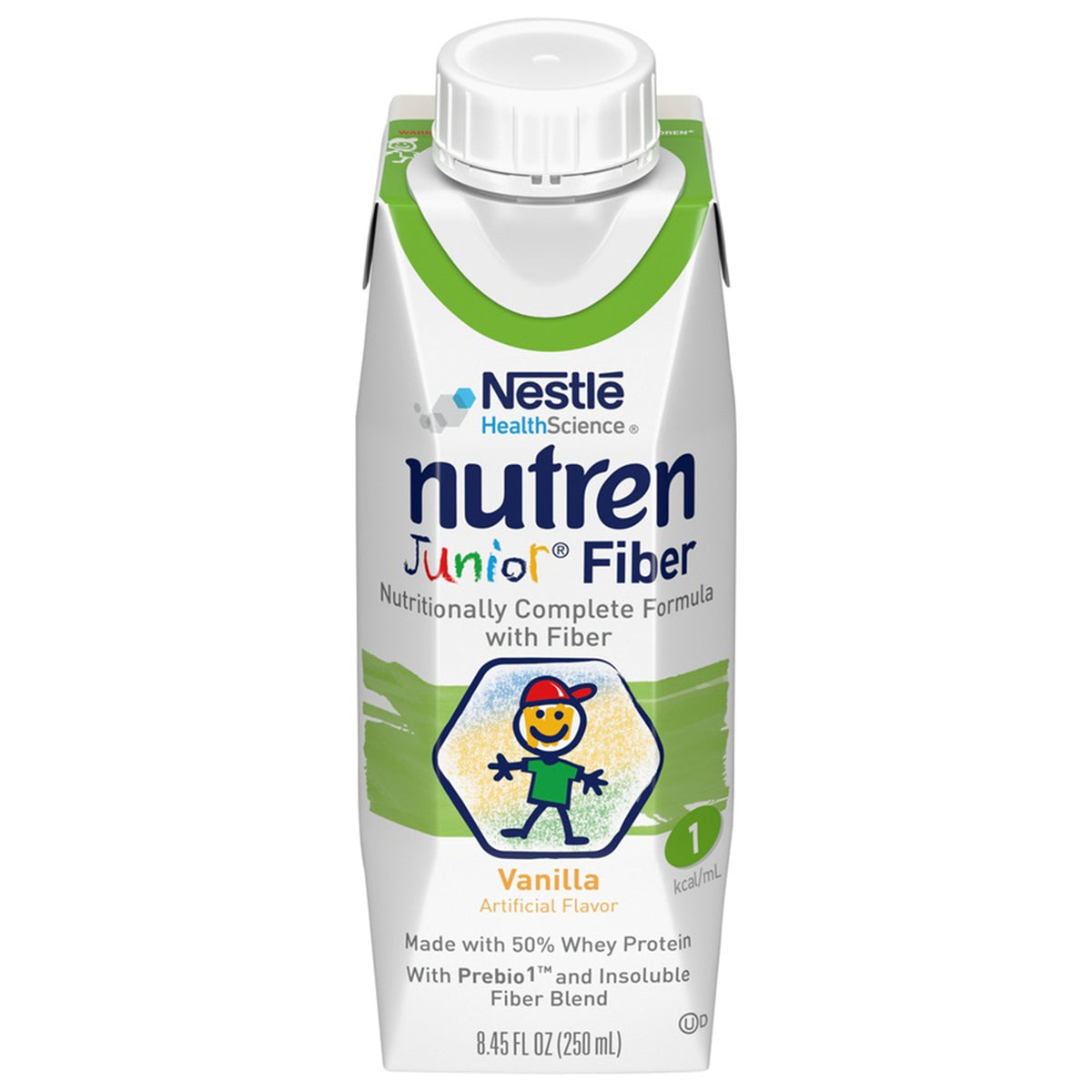 Pediatric Oral Supplement Nutren® Junior Fiber Vanilla Flavor 8.45 Oz ...