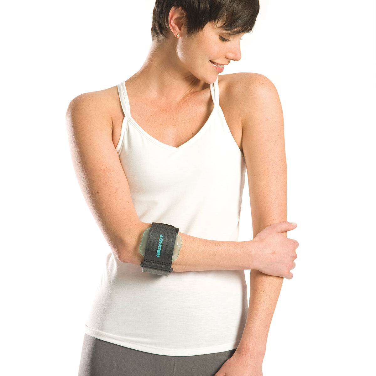 Pneumatic Tennis Elbow Support Aircast® One Size Fits Most Hook And Lo ...
