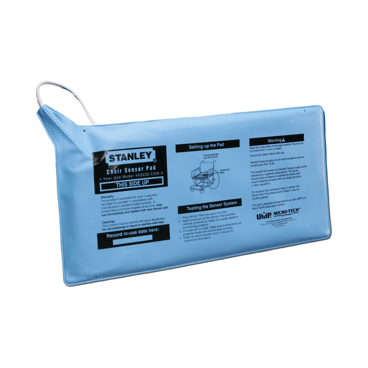 Chair Sensor Pad Stanley 7 X 15 Inch – BeHope