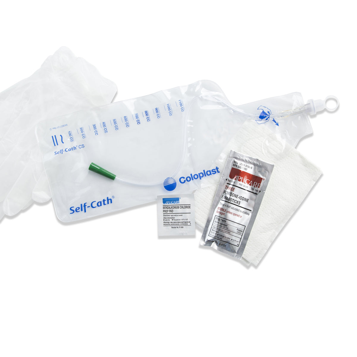 Intermittent Closed System Catheter Tray Self-cath® Coude Tip 14 Fr. W ...