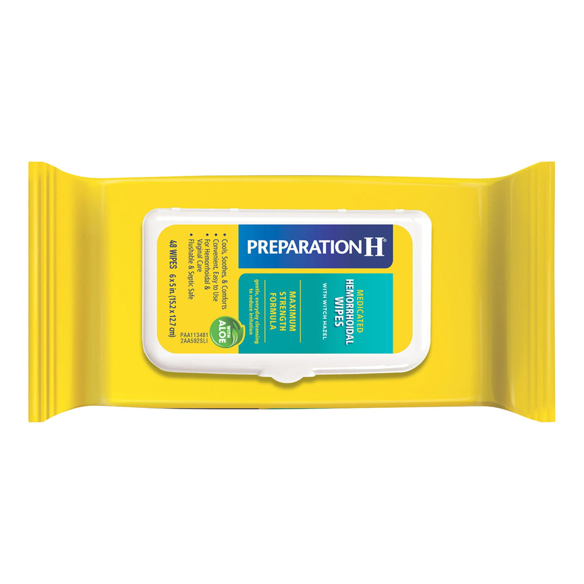 Hemorrhoid Relief Preparation H® Pad 48 Per Box – BeHope