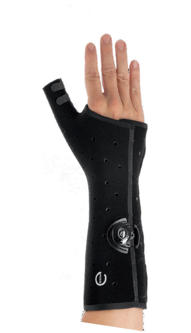 Thumb Splint Exos® X-large Boa® Lacing System Left Hand Black – BeHope