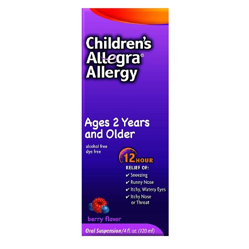 Children's Allergy Relief Children's Allegra® 30 Mg Strength Oral Susp ...