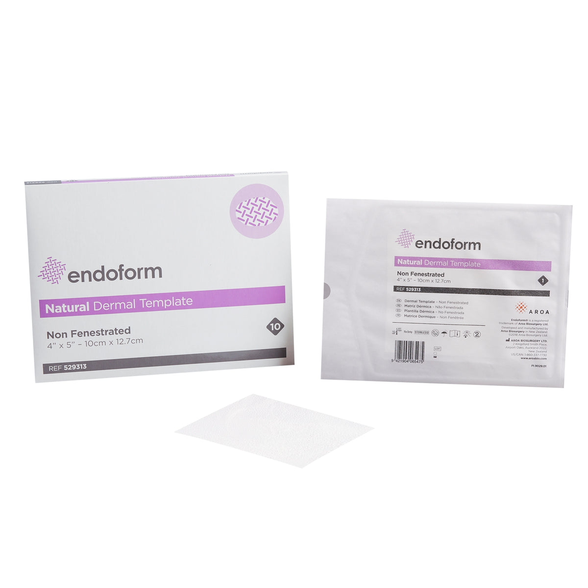 Collagen Dressing With Ecm Endoformâ® Natural Dermal Template 4 X 5 In ...
