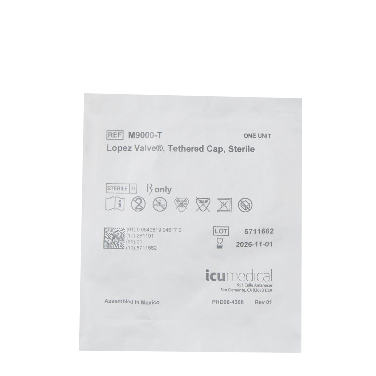 Closed Enteral Tube Valve Lopez Valve® Sterile – BeHope