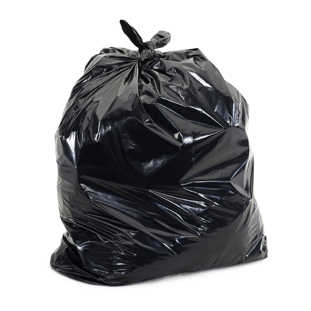 Trash Bag Colonial Bag 60 Gal. 1.2 Mil 38 X 58 Inch Black Extra Heavy ...