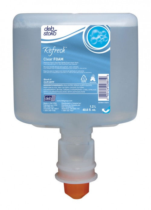 Soap Refresh™ Clear Foam Foaming 1,200 Ml Dispenser Refill Bottle Unsc ...