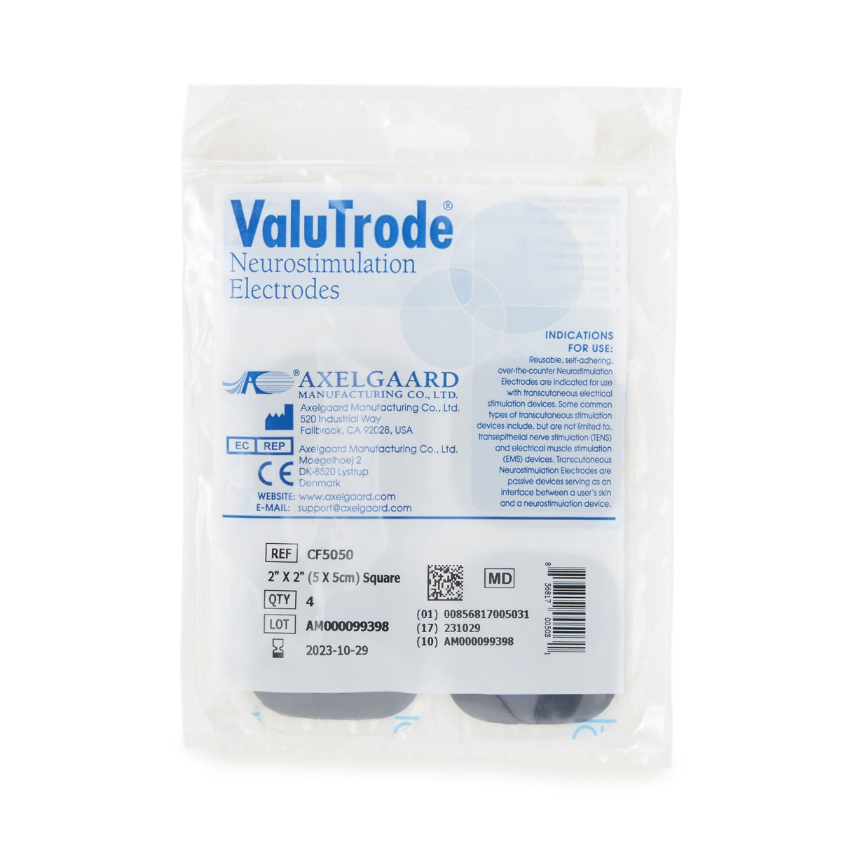 Valutrode® Cloth Electrotherapy Electrode For Tens, Nmes, And Fes Unit ...
