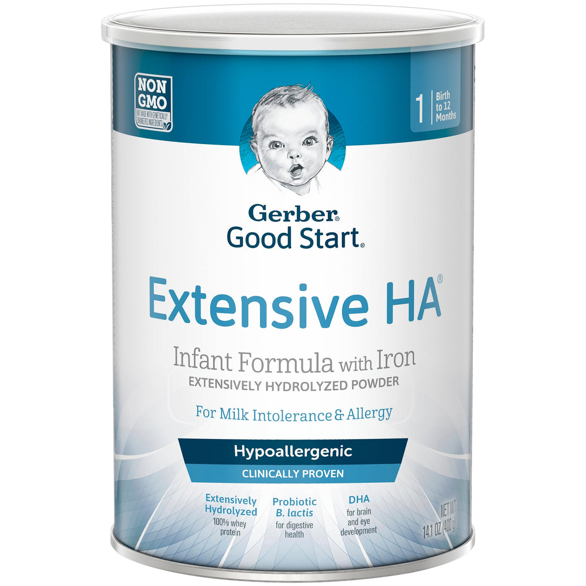 Infant Formula Gerber® Good Start® Extensive Ha Unflavored 14.1 Oz. Ca ...