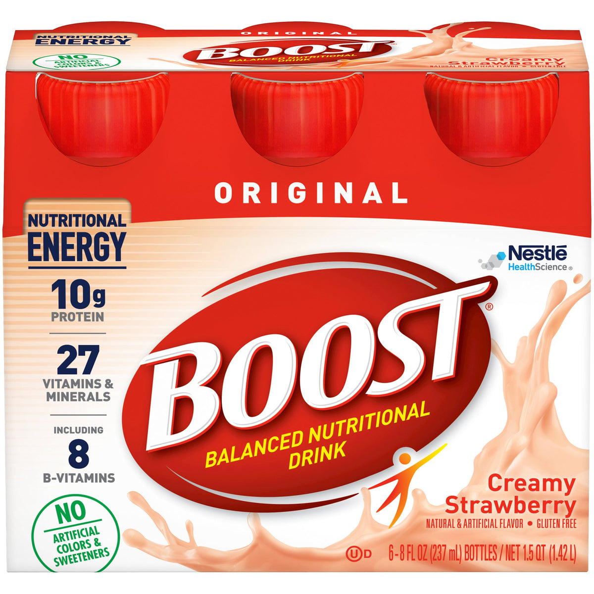 Oral Supplement Boost® Original Creamy Strawberry Flavor Liquid 8 Oz ...